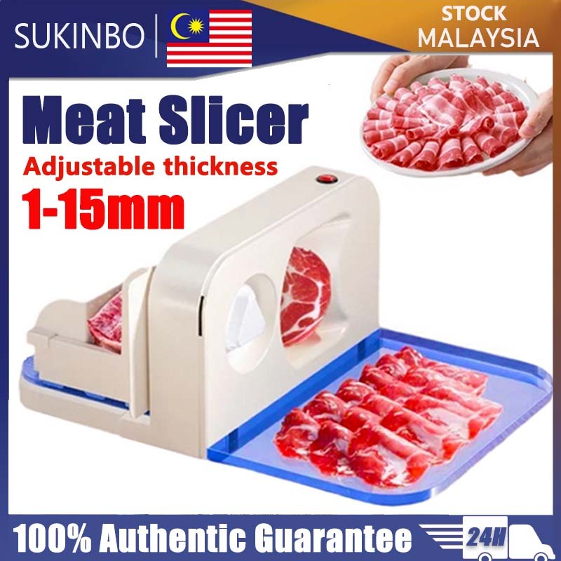 SUKINBO Folding Electric Lamb Mutton/Fat Beef Roll Meat Cutter Slicer ...