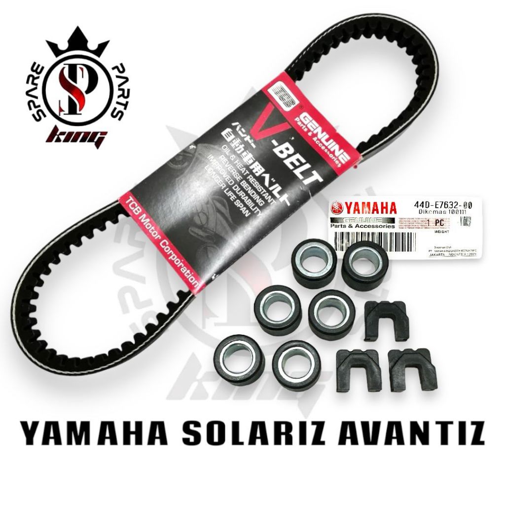 YAMAHA EGO SOLARIZ EGO AVANTIZ V BELT TIMING BELT WITH DRIVE ROLLER SET DRIVE BELT BELTING ...