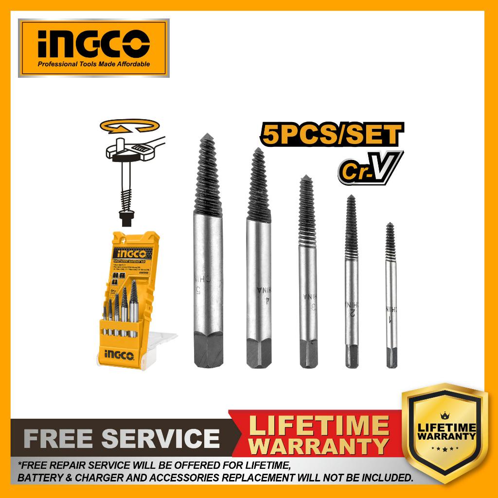 INGCO 5 Pcs screw extractor set ASE008 | Shopee Malaysia