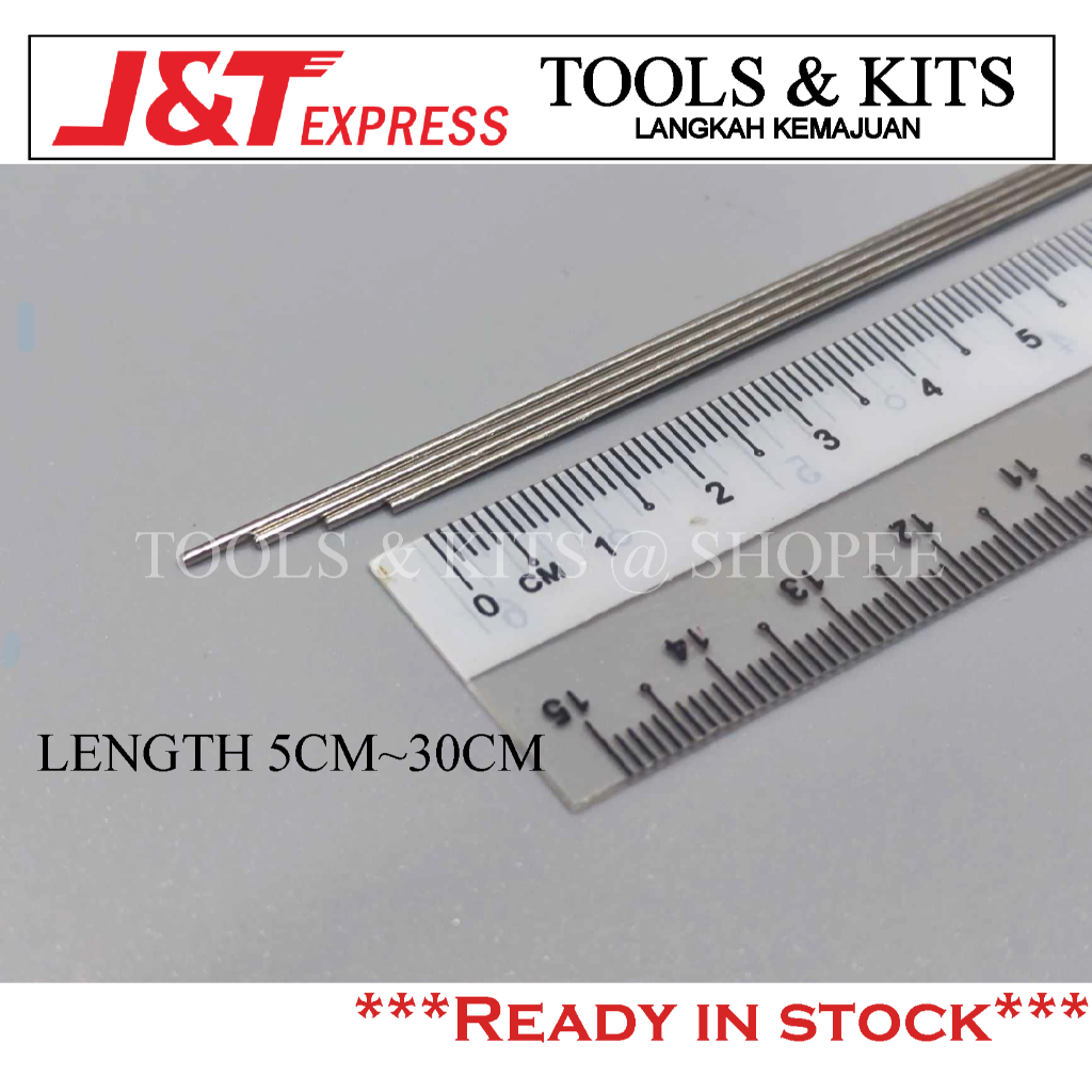 1MM Diameter Metal Shaft 5CM~30CM Long Metal Rod for DIY Project DIY ...