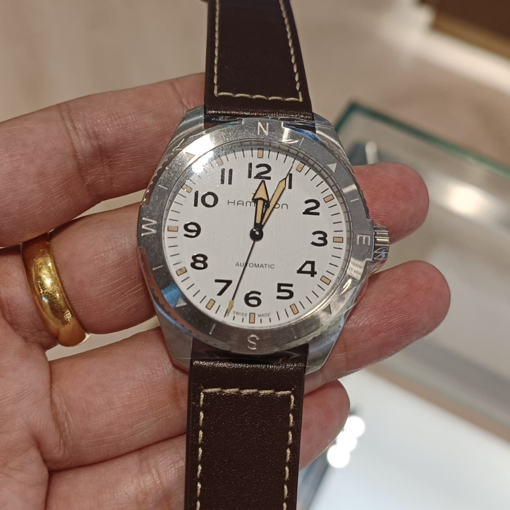 Hamilton Khaki Field Expedition Auto White Dial - 37mm | Shopee Malaysia
