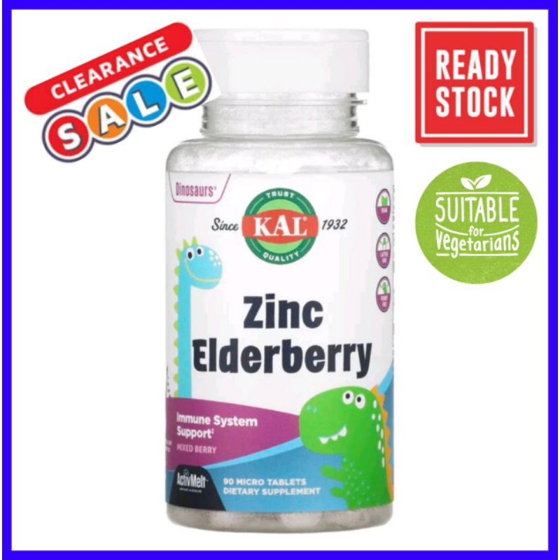 KAL Kids Zinc Elderberry 90Tablet | Shopee Malaysia
