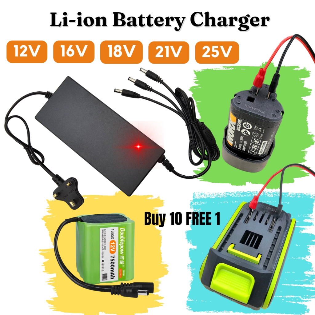 12V/16V/18V/21V/25V Charger for Lithium Battery use in Power Tools ...