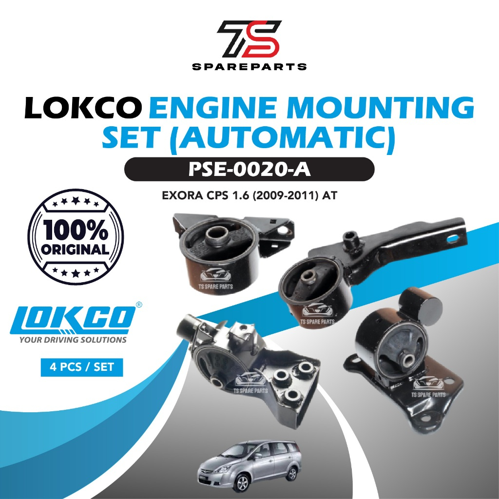 LOKCO Engine Mounting Proton EXORA 1.6 AT CPS (2009-2011) (4pcs ...