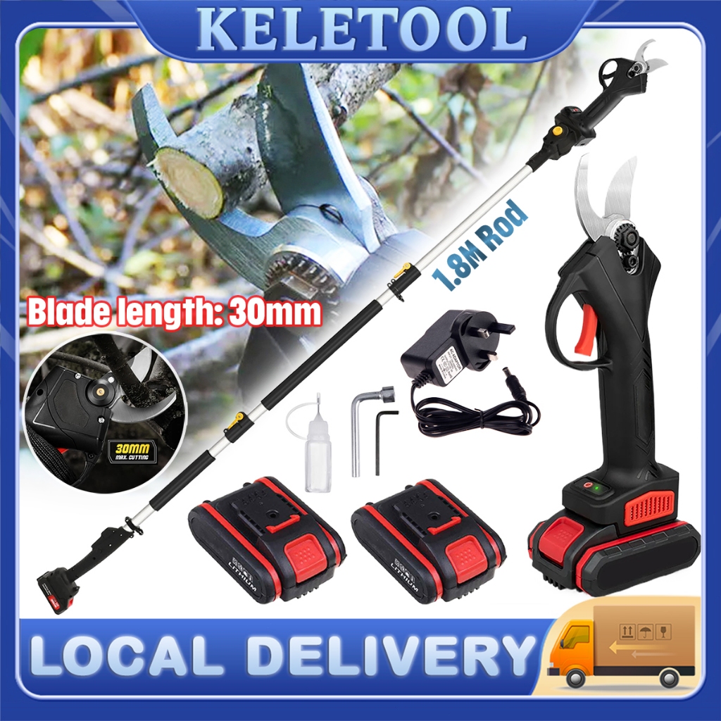 Electric Pruning Shear Cordless Pruning Cutter Plant Branch Scissor ...