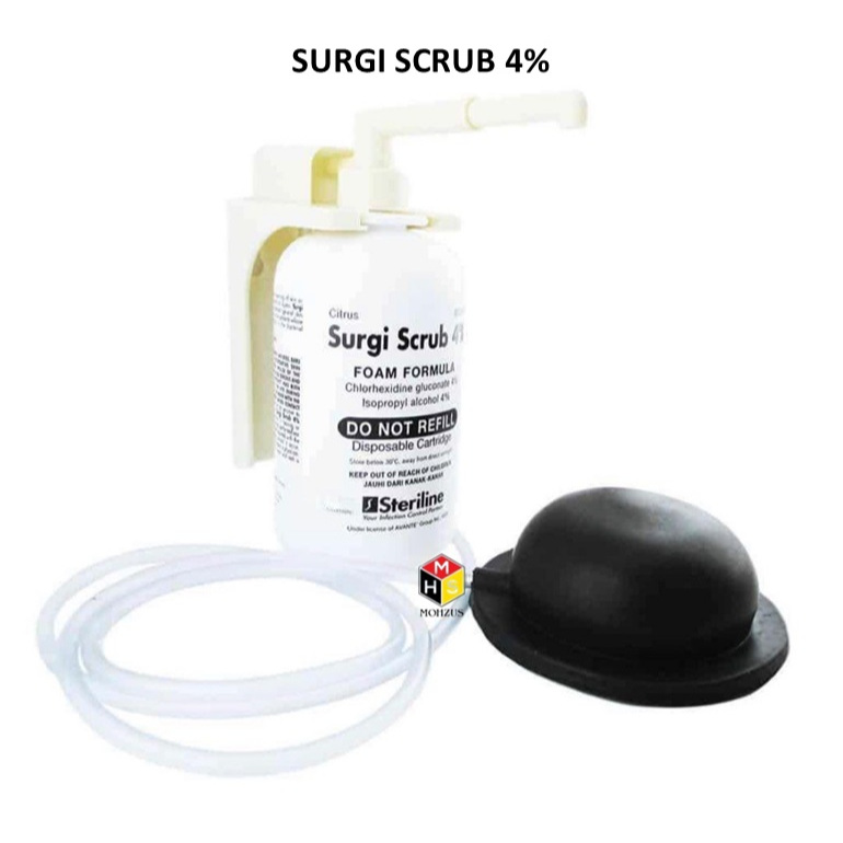 SURGI SCRUB 4% FOAM HAND WASH WITH FOOT PUMP | Shopee Malaysia