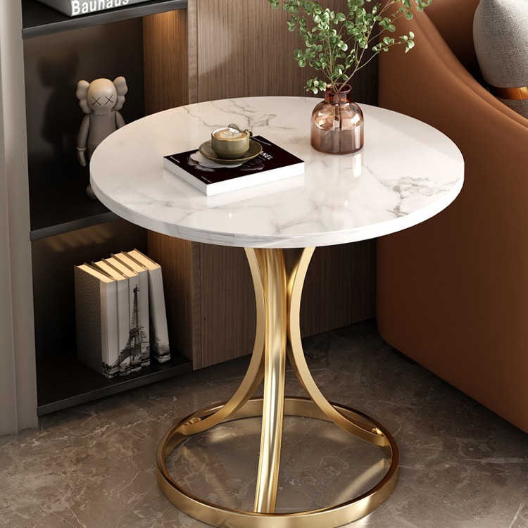 Jexmon Round Shape Modern Bedroom Coffee Table Mini Tea Table Meja Kopi ...