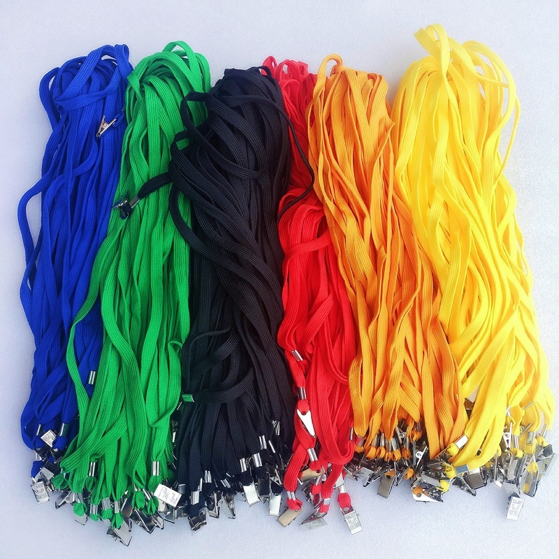 Nylon Lanyard 1cmx45cm Metal Clip Event Organizer Office Stationery ...
