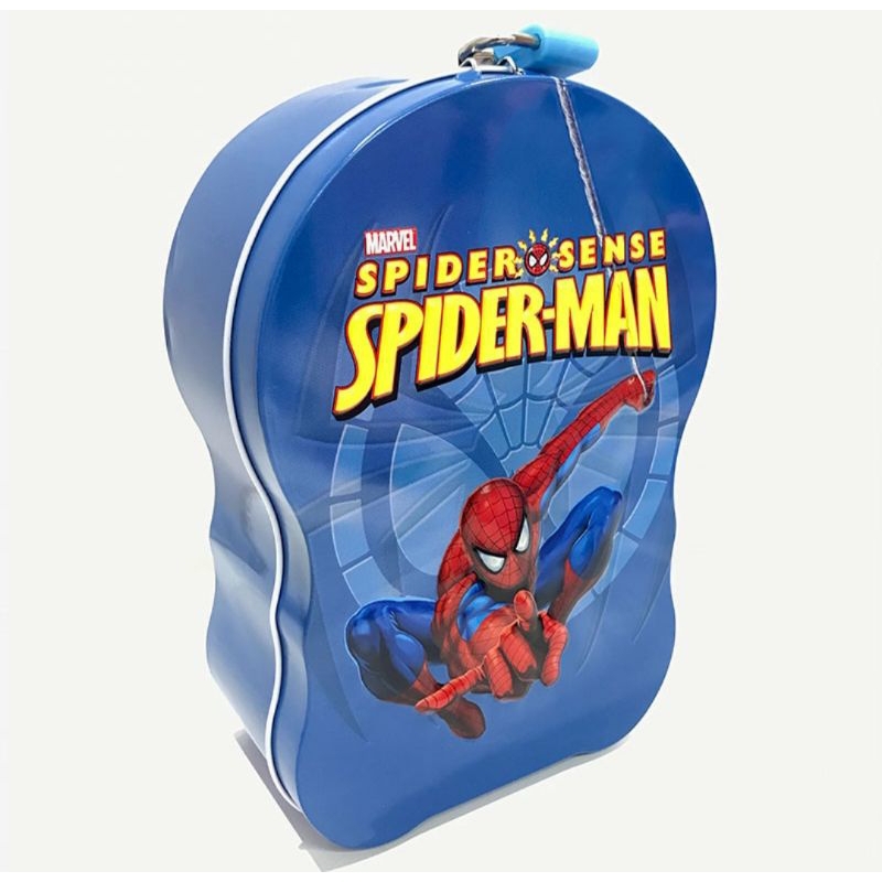 spiderman money tin metal box banks coin tabung duit kanak-kanak ...