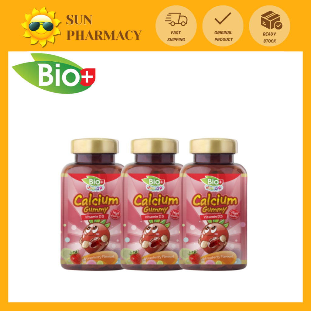 BIO+ JUNIOR CALCIUM AND VITAMIN D3 GUMMY 80'S | Shopee Malaysia