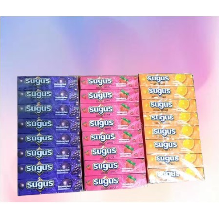 SUGUS CHEWY CANDY 30g x 24’s [ORANGE / STRAWBERRY / BLACKCURRANT ...
