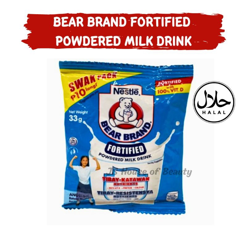 Bear Brand Fortified Powdered Milk Powder [33G x 8PCS] | Shopee Malaysia