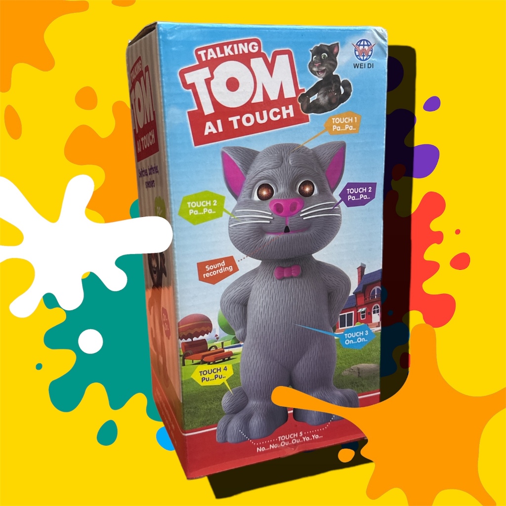 Talking Tom AI Touch Version Smart Robot Cat For Children Play Best ...