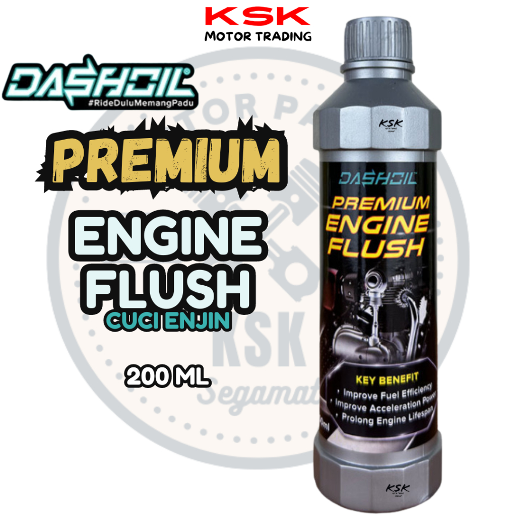 DASHOIL Premium Engine Flush 200ML cuci enjin 4T 4AT LC135 Y15ZR RSX150 ...