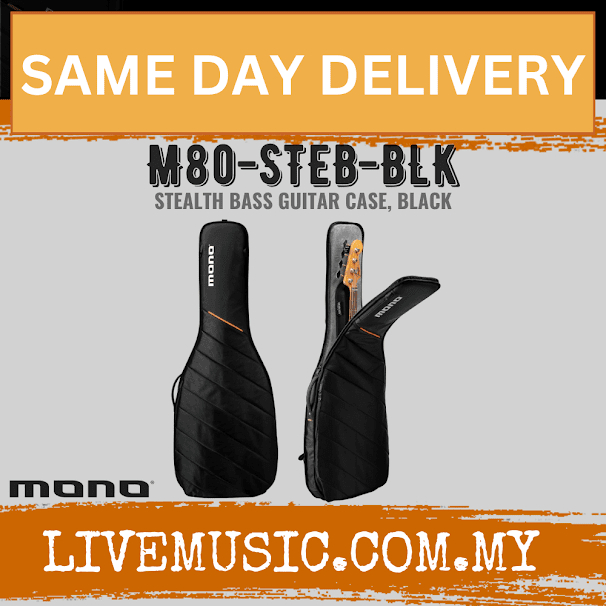 Mono M80-STEB-BLK Stealth Electric Bass Guitar Case - Black ( M80 STEB M80STEB ) | Shopee Malaysia