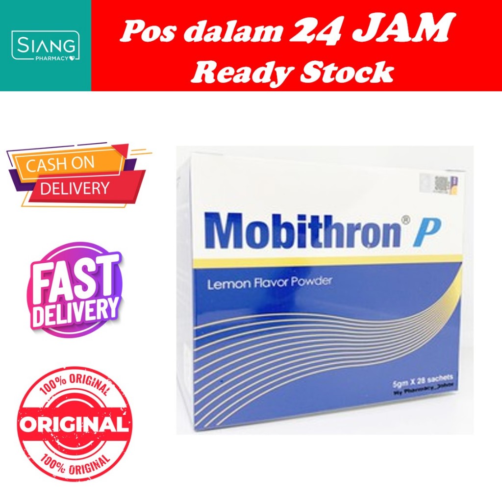 (Expiry 11/2024) Mobithron Plus Lemon Flavour Power 28's X 5g | Shopee ...