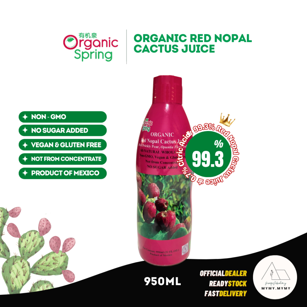 Organic Spring Organic Red Nopal Cactus Juice | Doorgift | Food ...