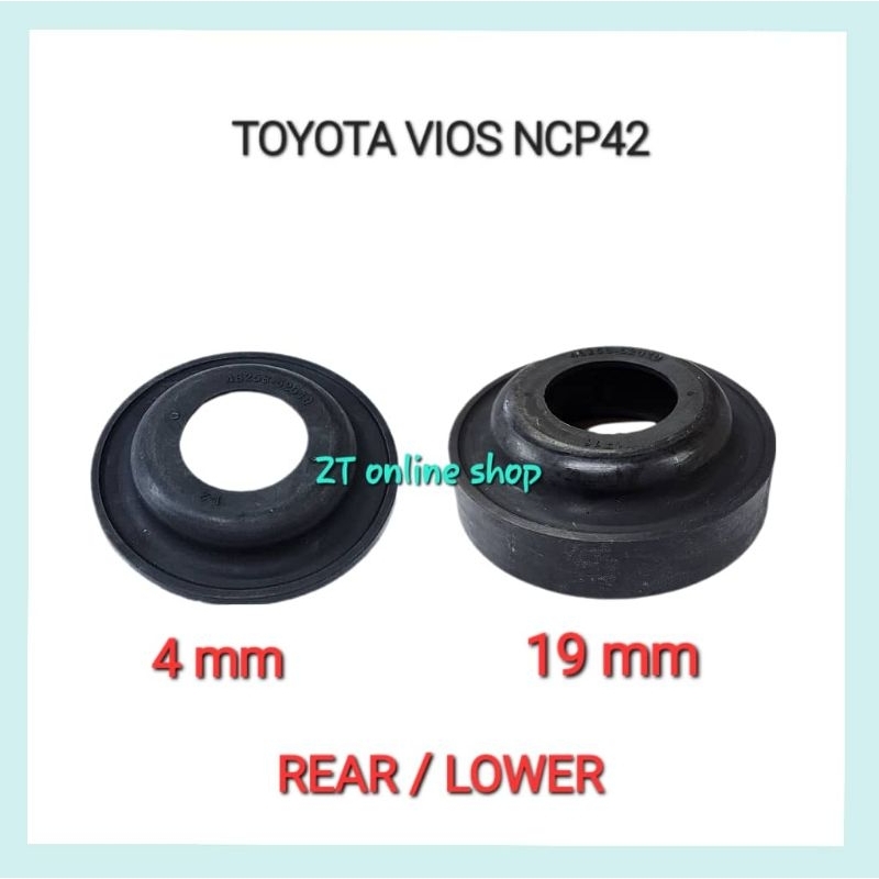 REAR COIL SPRING RUBBER. LOWER / TOYOTA VIOS NCP42 | Shopee Malaysia