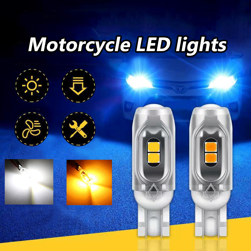1PCS T10 W5W lens Led Flash Strobe Bulb 194 WY5W Flashing Interior ...