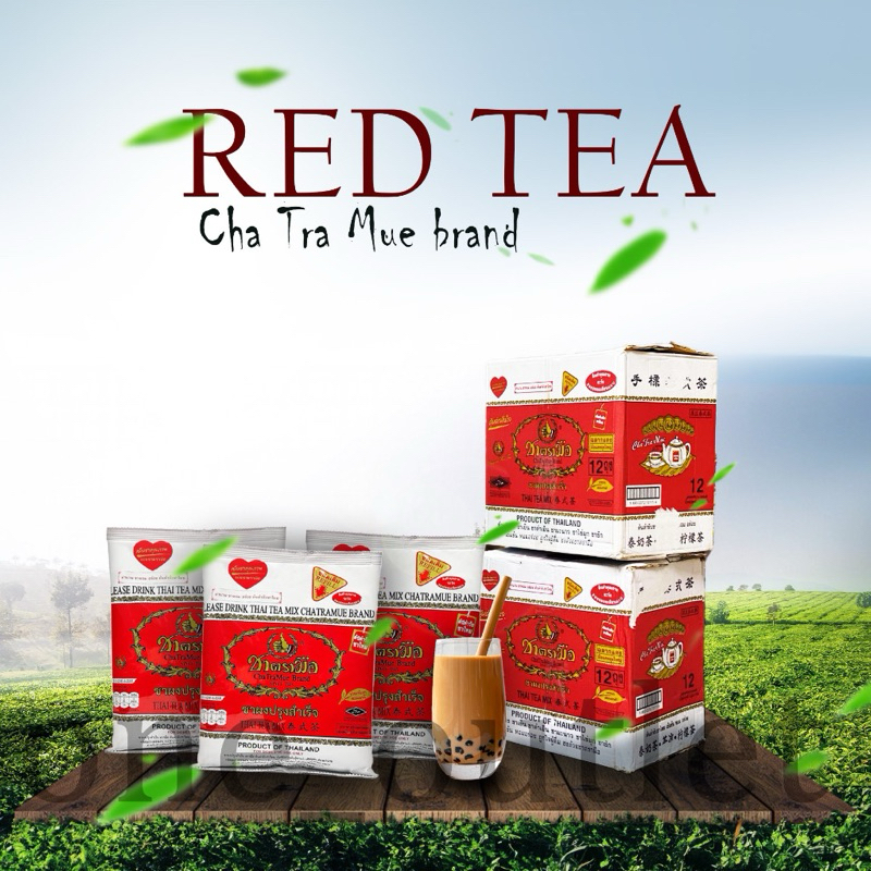 Teh Merah Thailand Brand ChaTraMue Serbuk Daun Teh Merah Red Tea ( 1 box 12 pack ) | Shopee Malaysia