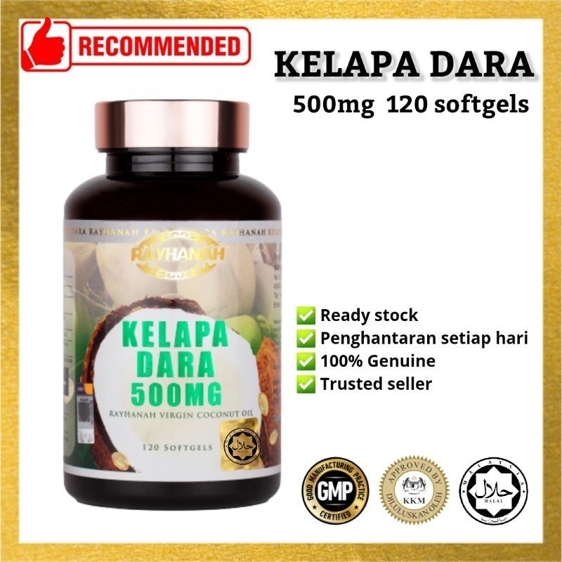 🔥Best Buy🔥Rayhanah Minyak Kelapa Dara 120 softgels ( Rayhanah Virgin ...