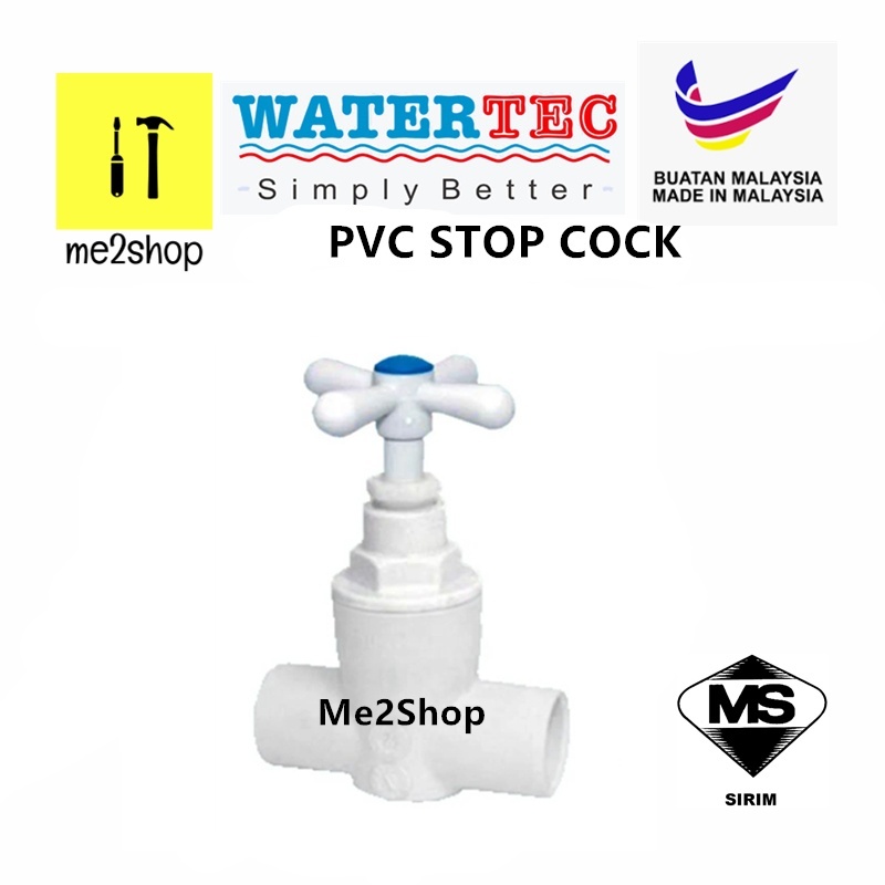 WATERTEC PVC STOP COCK (15MM OR 20MM) | Shopee Malaysia