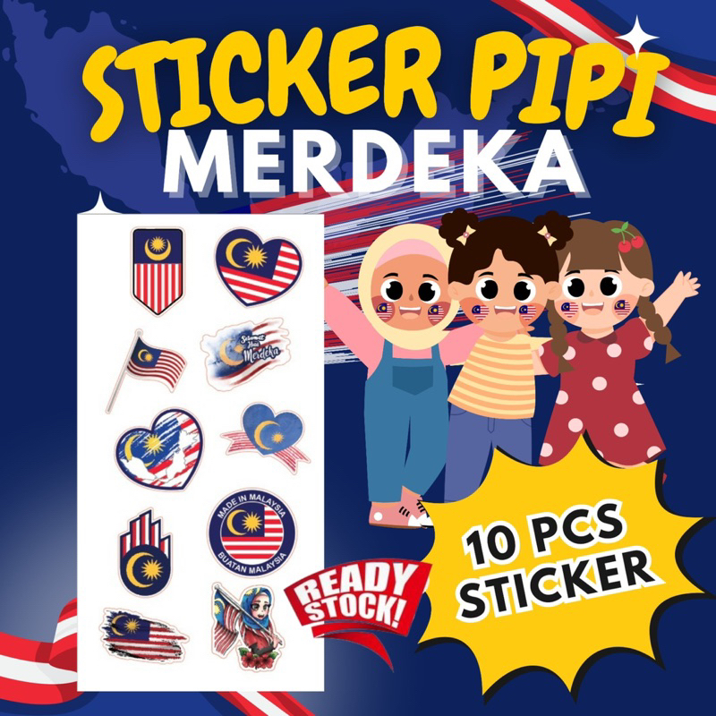 STICKER PIPI MERDEKA | STICKER MERDEKA | STICKER TRANSPARENT | Shopee ...