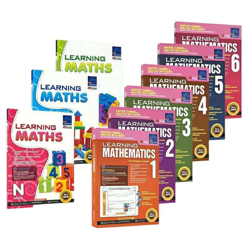 SAP Learning Mathematics Book And Maths Olympiad Children Learn Math ...