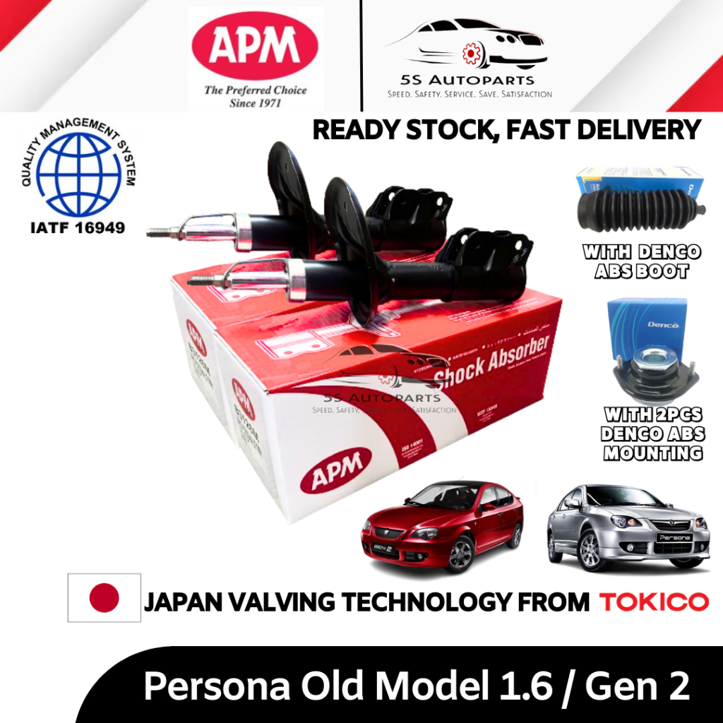 APM Proton Persona 1.6 (07'),Gen-2 Gas Absorber Front, Rear Set W/Denco ...