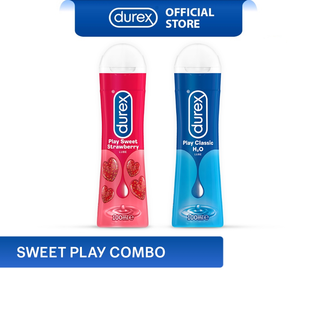 [Sweet Play Combo] Durex Play Strawberry Lube 100ml + Durex Play ...