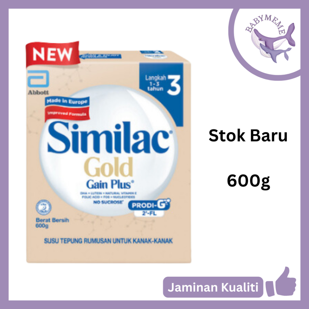 Similac GOLD Step 3 600g [Ready Stock] [EXP 04/2026] | Shopee Malaysia