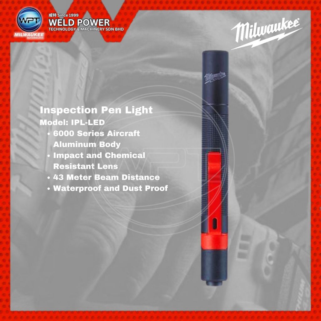 Milwaukee Inspection Pen Light (Model: IPL-LED) | Shopee Malaysia