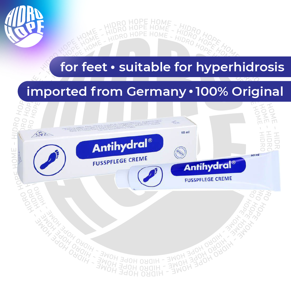 Antihydral® Foot Cream 50ml for Sweaty Feet | Hyperhidrosis (EXP 05. ...