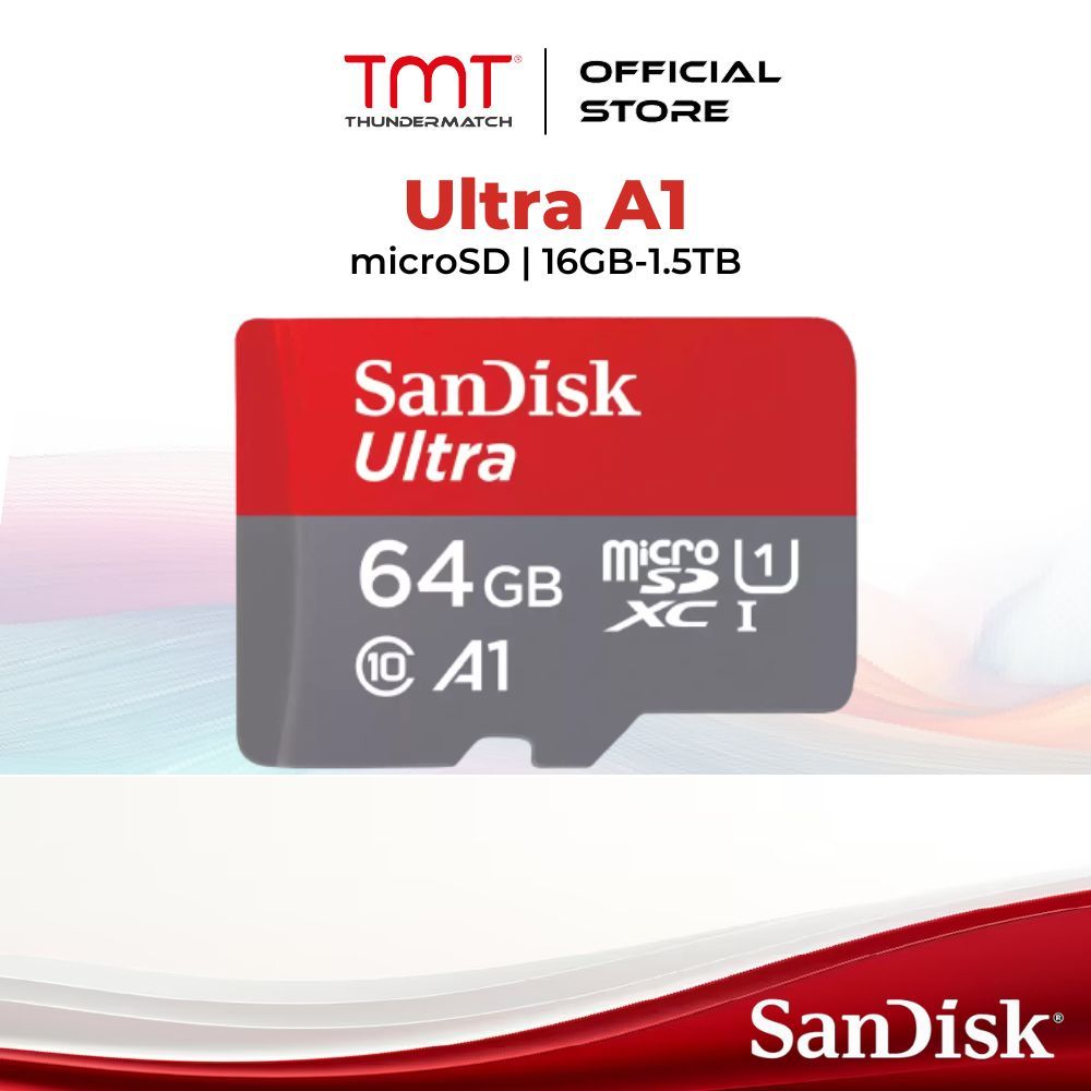 TMT SanDisk Ultra microSD UHS-I C10 U1 A1 Memory Card (512GB/1TB/1.5TB ...