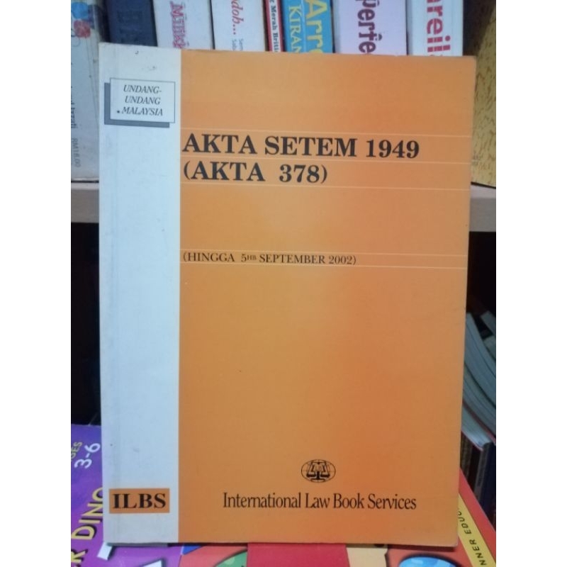Akta Setem 1949 (Akta 378) Buku Akta | Shopee Malaysia