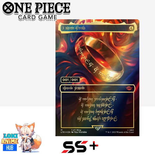 One Ring Card From Magic: The Gathering Pulled one of one gred SS+ free ...