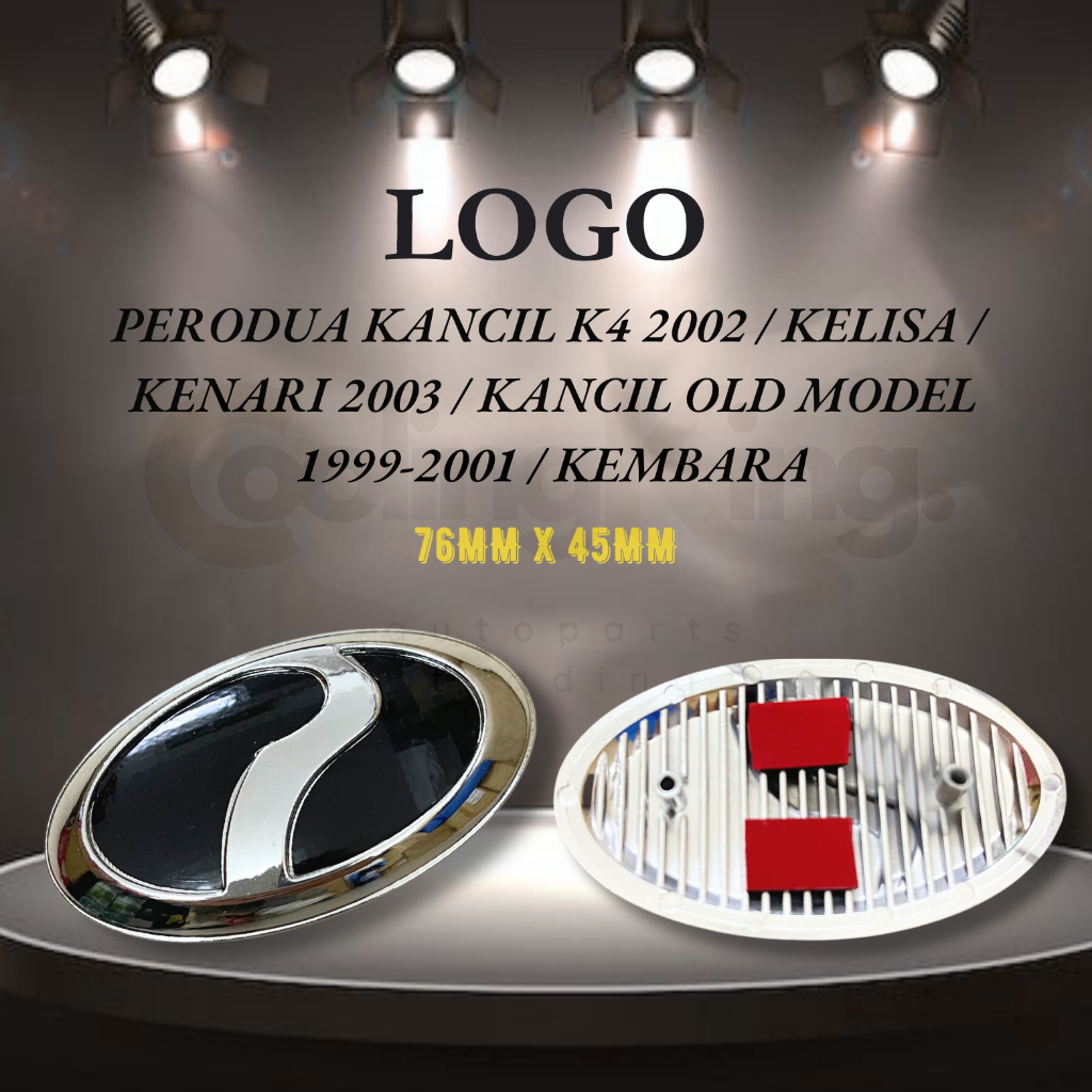 Perodua Front Emblem LOGO (Kancil K4 [2002] / Kancil Old Model [1999 ...