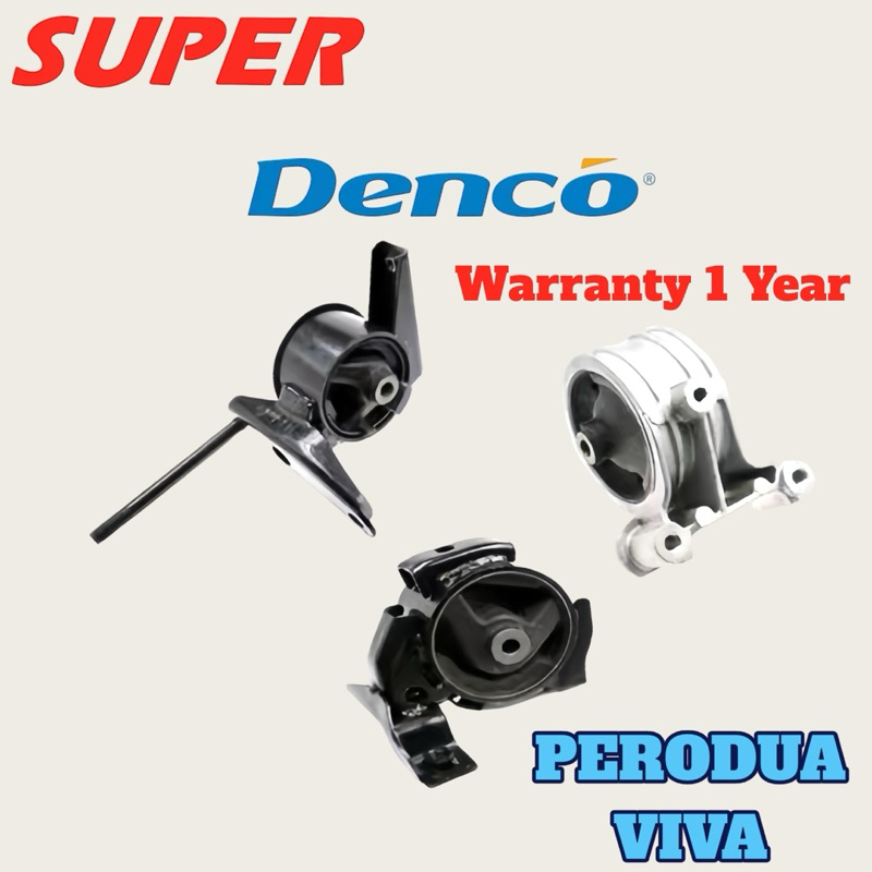 PERODUA VIVA AUTO/MANUAL ENGINE MOUNTING DENCO SET=3PCS | Shopee Malaysia
