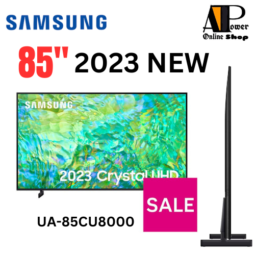SAMSUNG CU8000 85 INCH /50 "4K UHD Smart TV UA85BU8000KXXM/2023 NEW ...