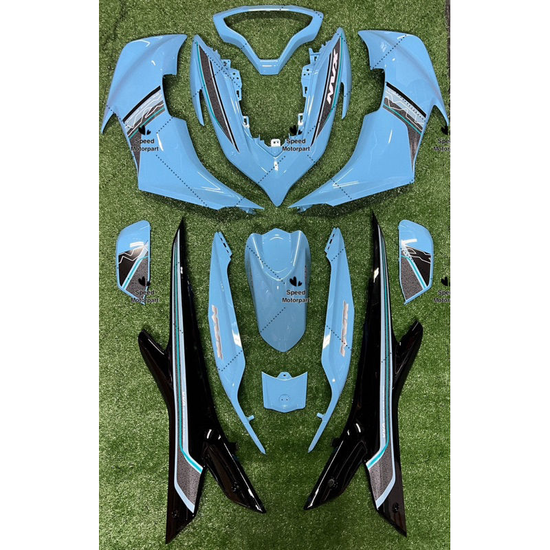 COVER SET NVX V2 SKY BLUE DESIGN STANDARD | Shopee Malaysia