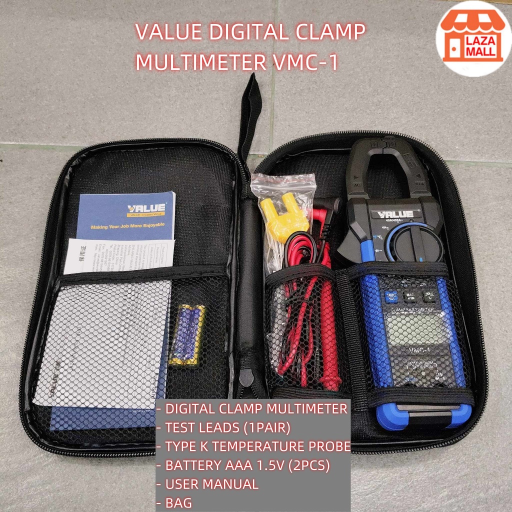 VALUE DIGITAL CLAMP MULTIMETER [1SET]/VMC-1/NAVTEK/600V/EASY USE ...