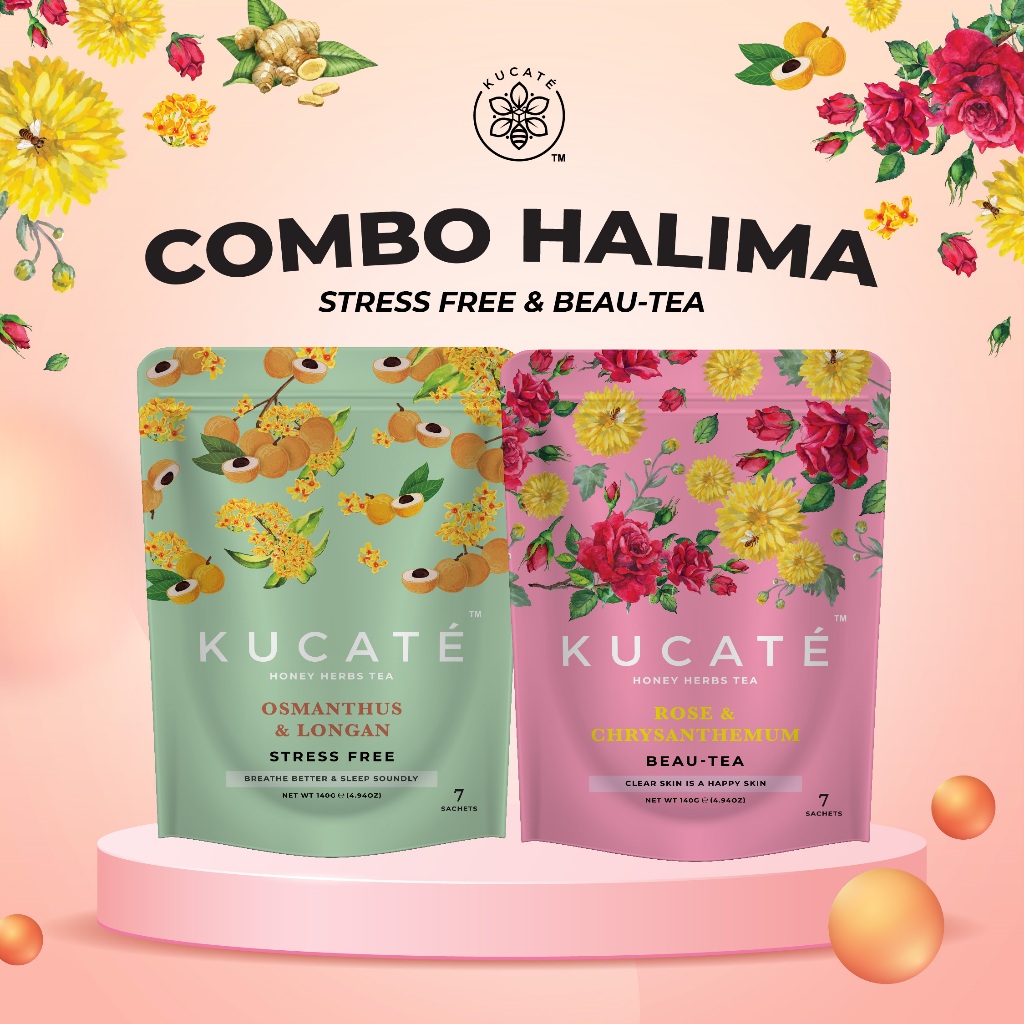 KUCATE COMBO HALIMA (Stress Free + Bea-Tea) | Shopee Malaysia