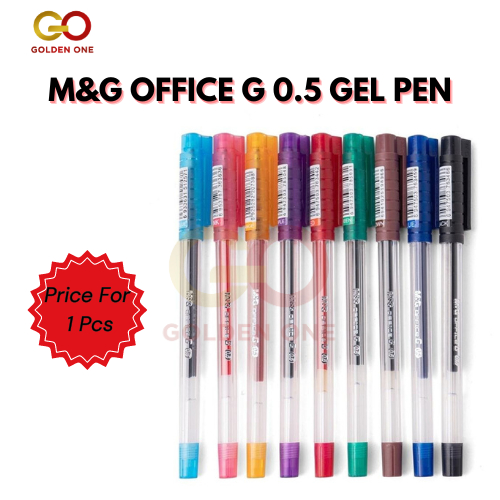 M&G Office G 0.5 Gel Pen / Colourful 0.5mm Gel Pen / Bullet Tip Pen ...
