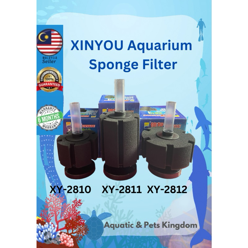 🔥[Ready Stock] 🔥XinYou Aquarium Fish Tank Bubble Sponge Filter (XY Series) | Shopee Malaysia