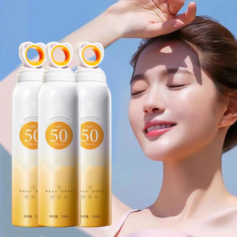 Moisturizing Sunscreen Spray SPF50+ PA++++ 150ml Protection Spray ...