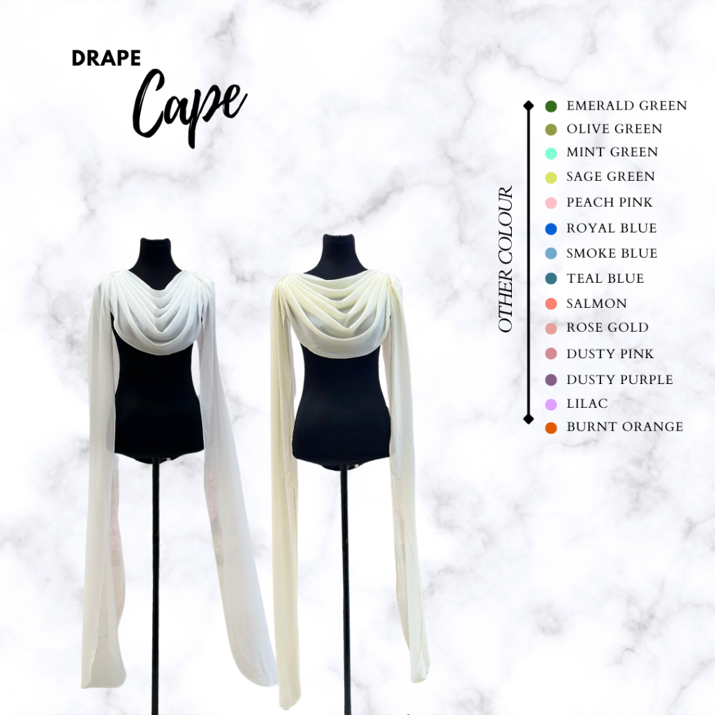 INSTANT DRAPE | 25 WARNA | NIKAH | KAHWIN | TUNANG | HABIBI BOUTIQUE | Shopee Malaysia