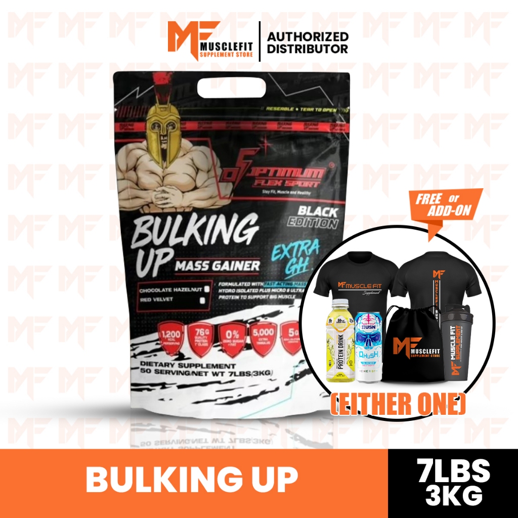 Optimum Flex Bulking Up Mass Gainer 3 kg + Free Gift | Shopee Malaysia