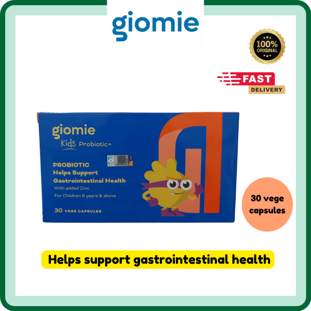 giomie Kids Probiotics+ | 30 vege capsules | EXP: 02/26 | Probiotic ...