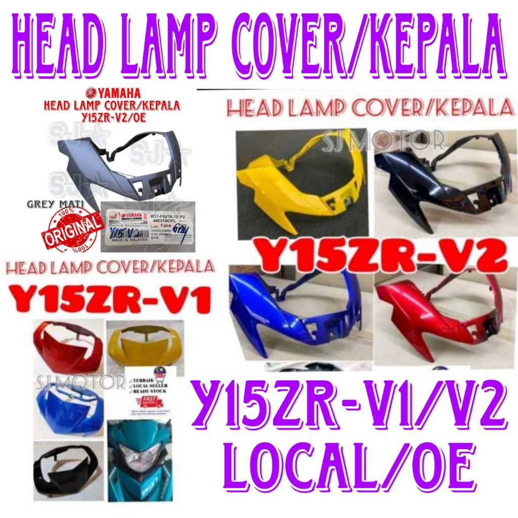 YAMAHA Y15ZR V1 V2 Front Handle Upper Cover Kepala Depan Motorcycle Y15 ...