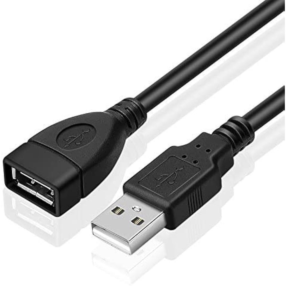 USB Extension Cable AM to AF usb2.0延长线黑色 usb公对母数据线连接线 高速纯铜屏蔽 | Shopee Malaysia